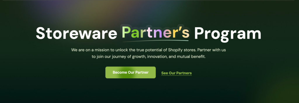 Storeware Partner's Program